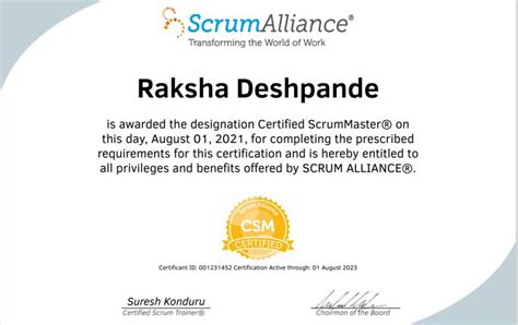 Raksha Deshpande On Linkedin Training Thankyou Certification Learning