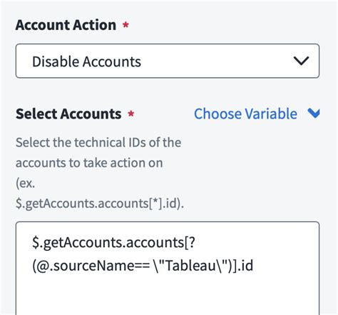Workflow To Disable Tableau Account When Access Is Revoked Isc