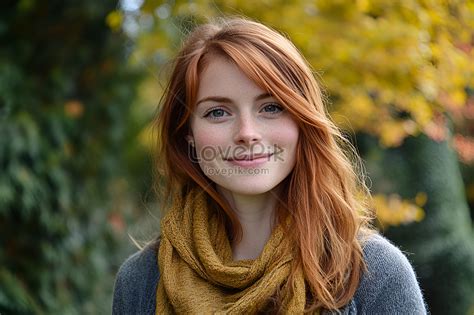 웃는 금발 소녀