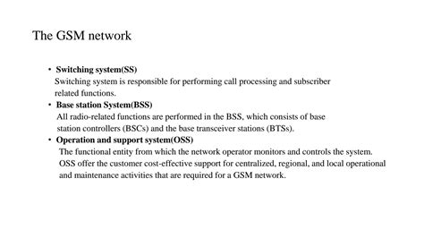 Solution 5 2 Gsm Network Architecture Components Of Gsm Networks