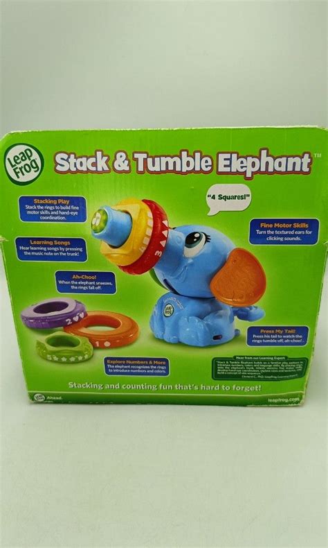 Leapfrog Stack And Tumble Elephant A08 Hobbies And Toys Toys And Games On Carousell