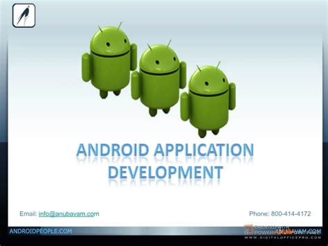 Ppt Android Application Development Powerpoint Presentation Free