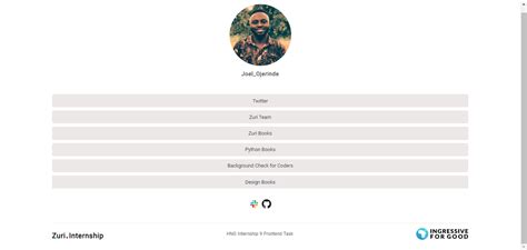 GitHub Ojerinde HNGi Linktree FE The App Is A Social Media Reference Landing Page Of HNG