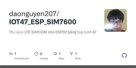 Github Daonguyen207iot47espsim7600 Thư Viện Lte Simcom Cho Esp32
