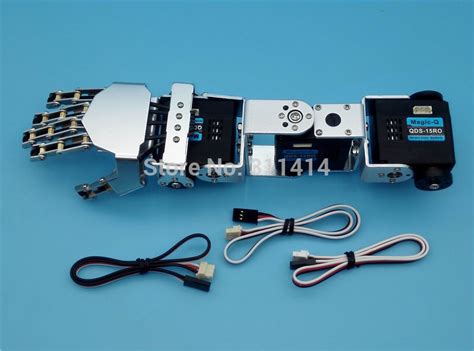 humanoid 3dof robot left hand right hand arm with five fingers