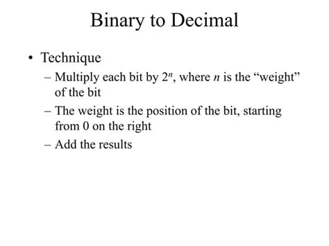 Number Systems For Class 11 Computer Science Ppt Physics Science