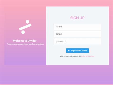 注册表单登录页面代码，注册表单ui设计模板 17素材网