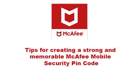How To Set A McAfee Mobile Security Pin Code Infoik
