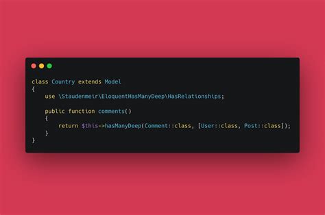 Eloquent Has Many Deep Laravel Eloquent Hasmanythrough Relationships