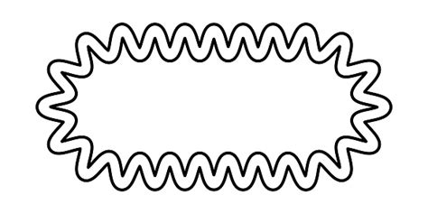 물결 모양의 가장자리가 있는 타원형 사각형입니다 가리비 테두리가 있는 직사각형 모양입니다 빈 텍스트 상자 태그 또는 레이블 템플릿 벡터 그래픽 일러스트 레이 션 0명에 대한