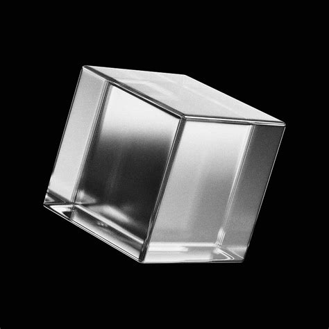 Crystal Cube 3d Geometric Shape Free Photo Rawpixel