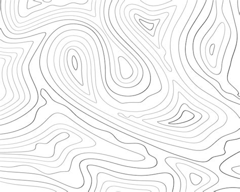 Premium Vector Topographic Contour Lines Map Seamless Pattern