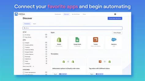 Mesa ‑ Workflow Automation The Most Flexible All In One Automation App For Busy Shops