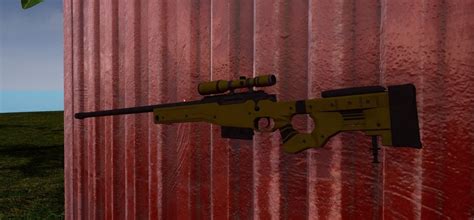 3d Model Awp Awm Lapua 338 Arma 2 Dayz Inspired Vr Ar Low Poly