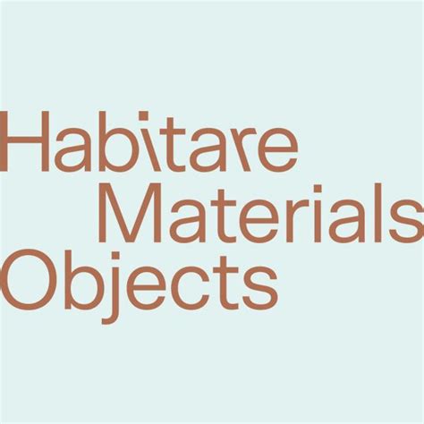 Habitare Materials And Objects Exhibition Dezeen Events Guide