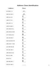 Subnetting Workbook Part Pages Pdf Address Class Course Hero