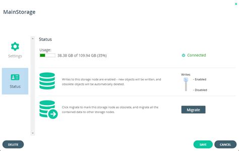 Migrating Storage Nodes