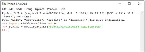 Python Automation Getting Started Syscad Documentation