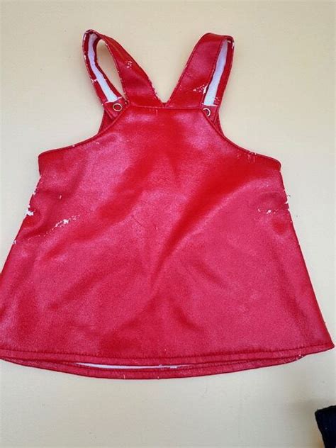Red Vinyl Jumper Outfit With Girl Of Today Accessories Girl Again
