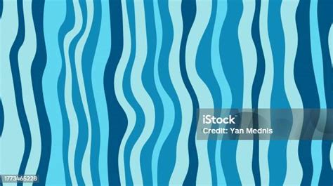 물결 모양의 선이 있는 추상적인 이음매 없는 패턴입니다 기하학적 배경입니다 컬러풀한 일러스트와 섬세한 라인 벡터 일러스트 레이 션입니다 물결 무늬 벡터 일러스트 레이 션 0