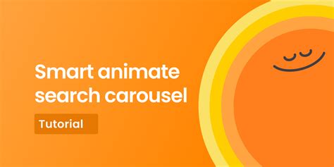 Smart Animate Search Carousel Figma