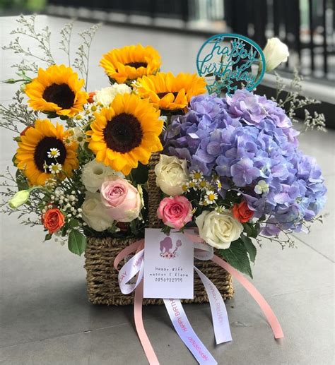 โหมดความจึ้งต้องยกให้ตะกร้านี้ไปเลยค่า ทานตะวันคือปังไม่ไหว ไฮหัวคือใหญ่คุ้มมาก 🌹🌻 💥ร้านเปิด