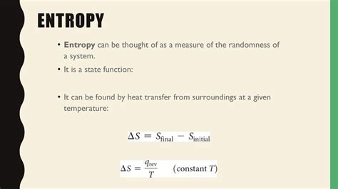 Chemical Thermodynamics Ppt Download