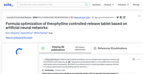 Formula Optimization Of Theophylline Controlled Release Tablet Based On Artificial Neural