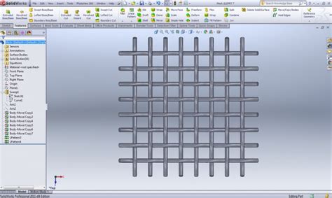 Modeling A Wire Mesh Solidworks Autocad Forums My Xxx Hot Girl