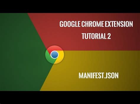 Chrome Manifest Json Location
