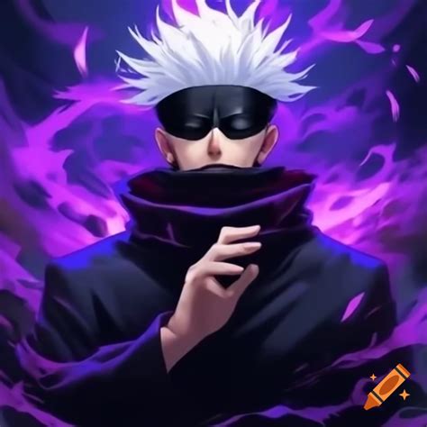 Gojos Domain Expansion From Anime With Vibrant Energy On Craiyon