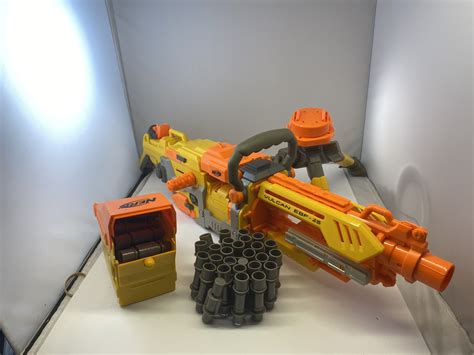 Toy Review Nerf Vulcan Machine Gun Wired 59 Off