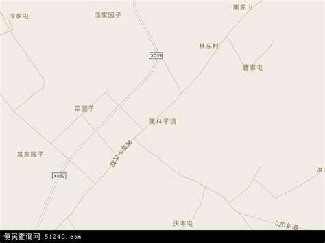黑林子镇地图 黑林子镇卫星地图 黑林子镇高清航拍地图 便民查询网地图
