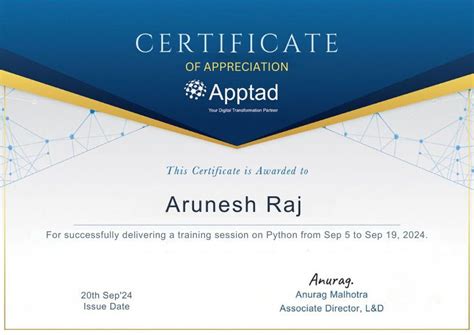 Arunesh Raj On Linkedin Python Training Professionaldevelopment Learningjourney Gratitude