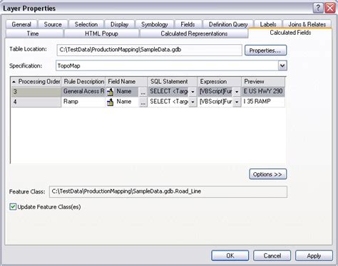 Creating A Calculated Field Specification Rule—arcmap Документация
