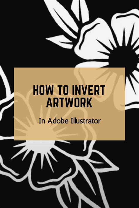 How To Invert A Design In Adobe Illustrator Illustration Silk Screen Printing Diy Adobe