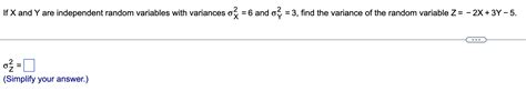 solved if x and y are independent random variables with