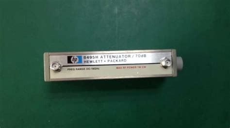 Agilent 8495H DC 18GHZ 0 70dB HP 10dB Step Process Control Step Attenuator SMA RF Microwave