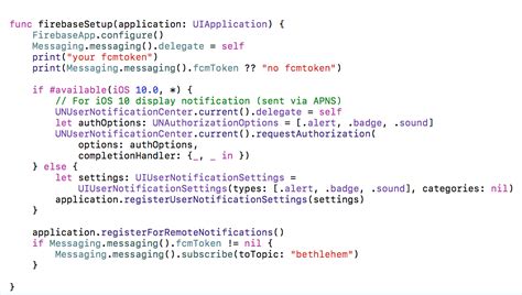Ios Firebasemessaging I Fcm002010 Cannot Subscribe To Topic