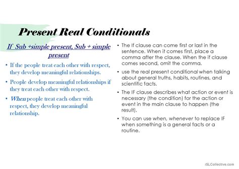 Review Of Conditionals 0 3 Types G English ESL Powerpoints
