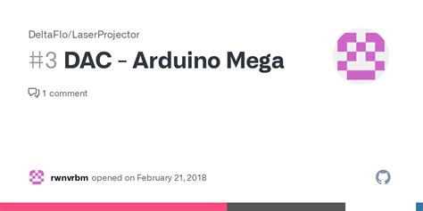 Dac Arduino Mega · Issue 3 · Deltaflolaserprojector · Github