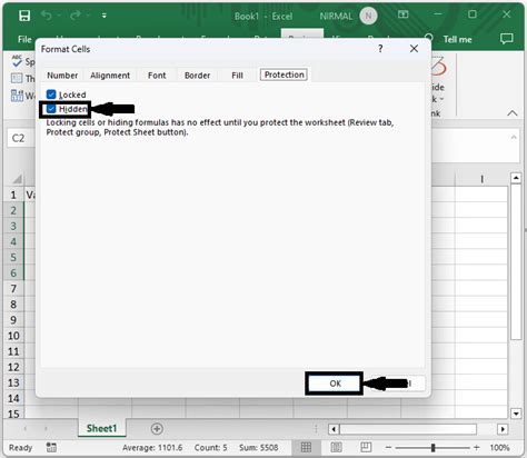 Excel 如何不在公式栏显示隐藏公式极客笔记 Excel 如何不在公式栏显示隐藏公式极客笔记
