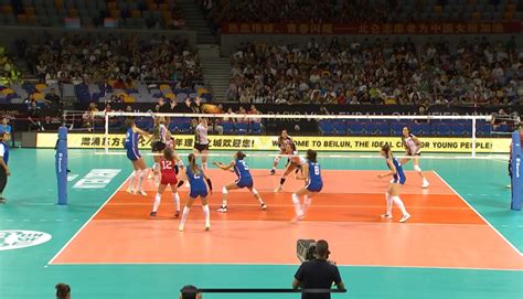 2023年女排奥运资格赛宁波北仑站开赛 塞尔维亚女排赢得开门红