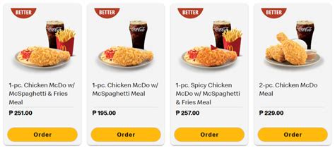 Mcdo Chicken Menu Prices In Philippines 2024