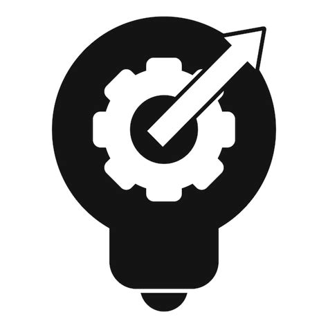 Premium Vector Innovation Concept Icon With Light Bulb And Gear