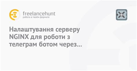 Налаштування серверу Nginx для роботи з телеграм ботом через Webhook