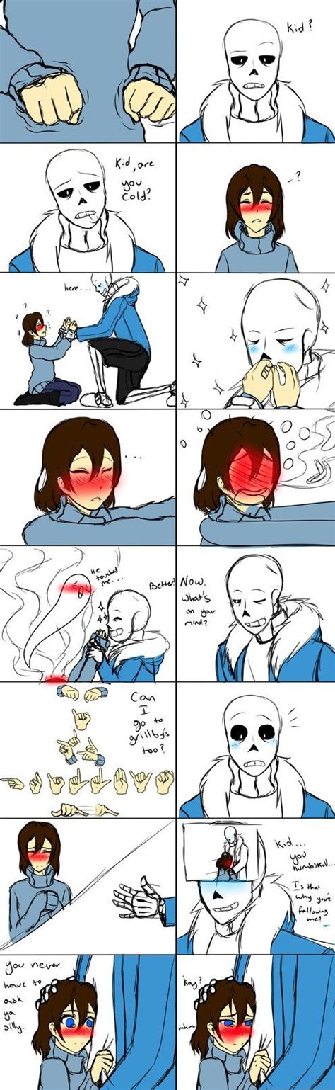 A Small Crush Part 3 Preview By Frazie202 On DeviantArt Sans X Frisk Comic Sans E Frisk