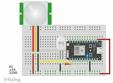 Particle Photon Pir Sensor And Event Reporting