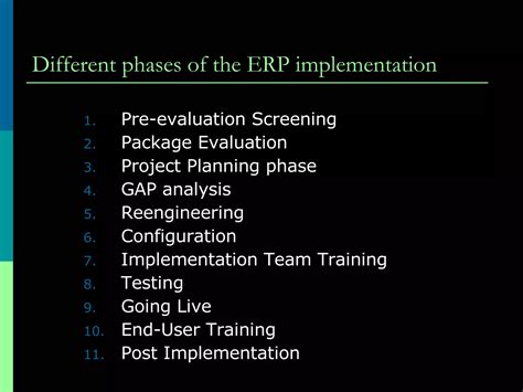 My Erp Implementation Lifecycle PPT