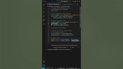 Timezone Conversion Made Easy In Python With Datetime Python Programming Coding Youtube